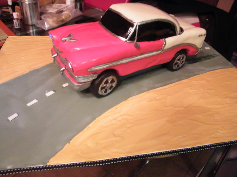 56 Chevy Cake - CakeCentral.com