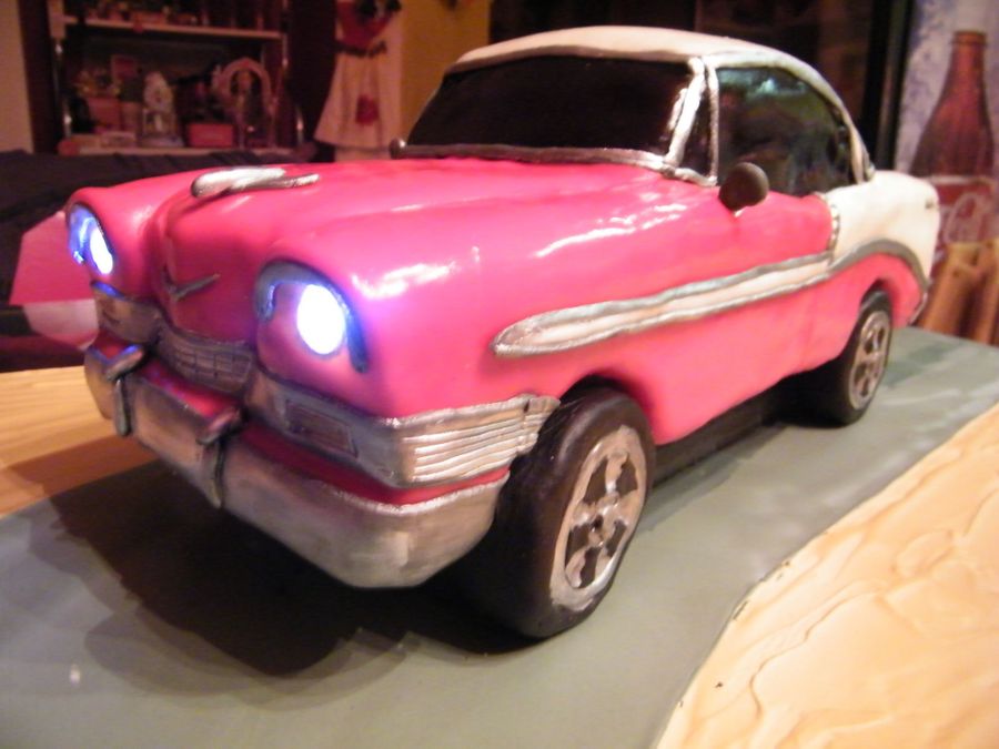 56 Chevy Cake - CakeCentral.com