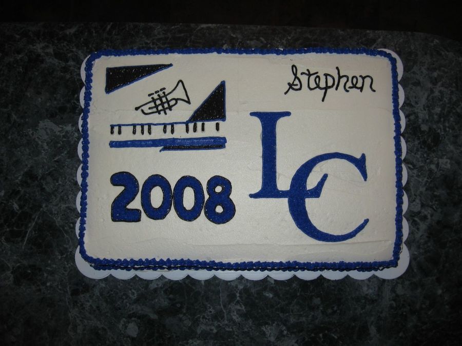 Music Graduation Cake - CakeCentral.com