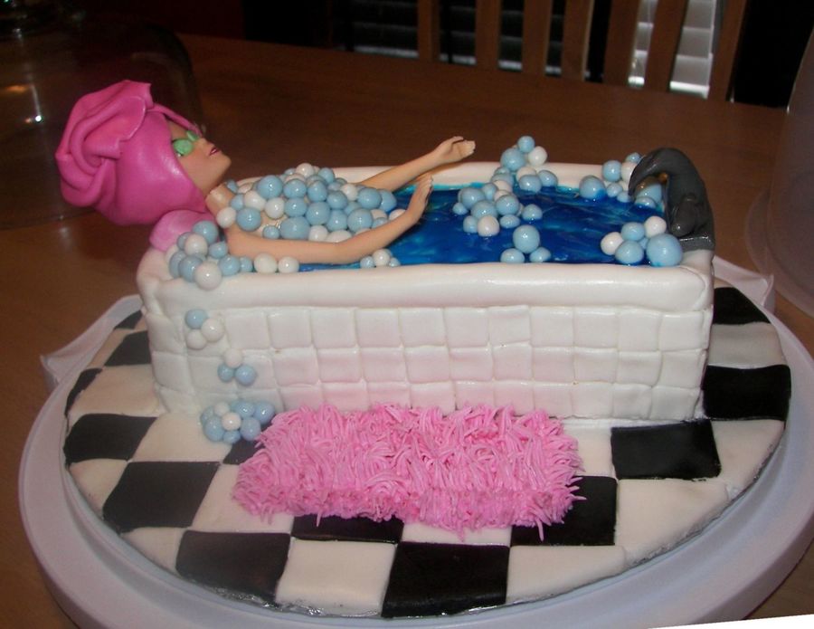 Bathtub Cake 2 - CakeCentral.com