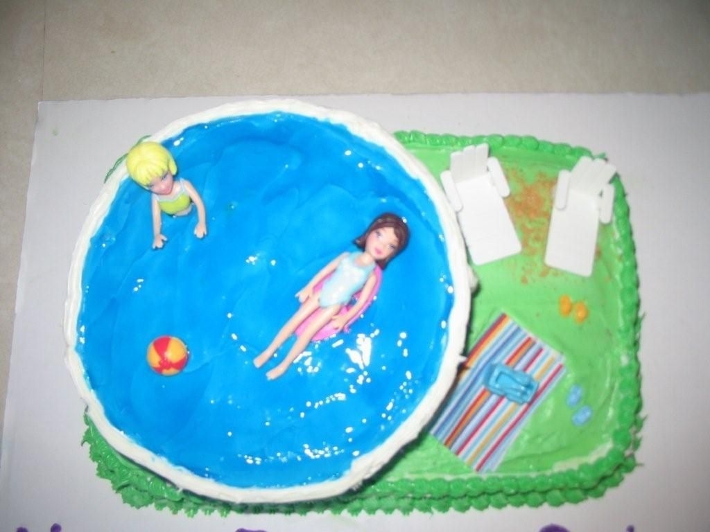 My Daughter's 8Th Birthday Pool Party Cake - CakeCentral.com