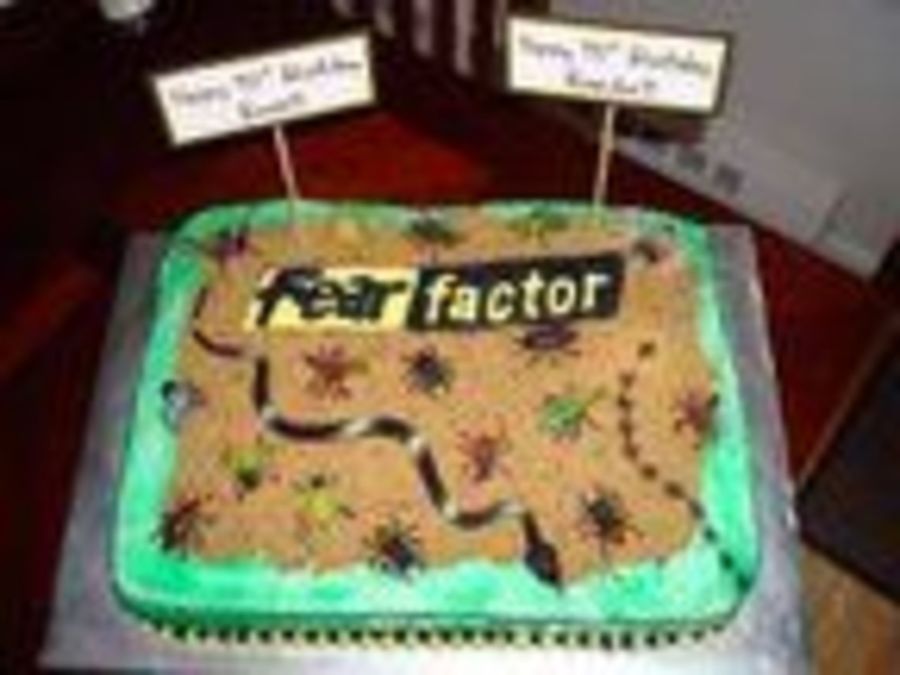 Fear Factor Birthday Cake - CakeCentral.com