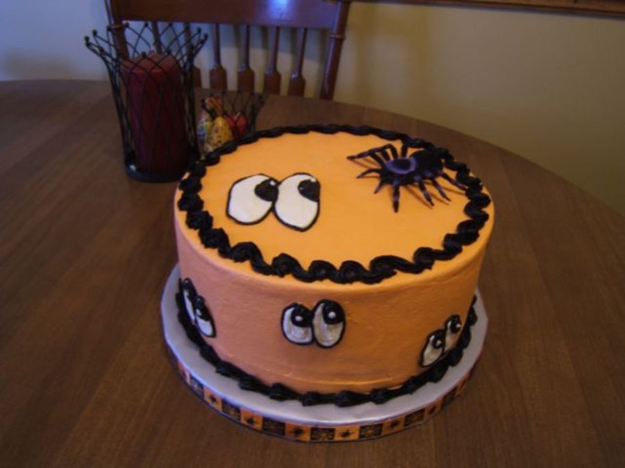 Scary Spider - CakeCentral.com