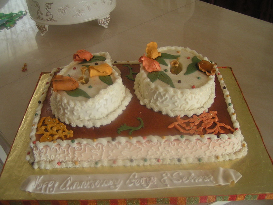 60Th Fall Wedding Anniversary - CakeCentral.com