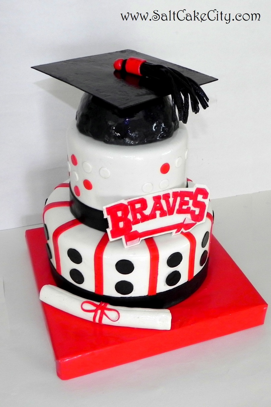 Graduation Cake From High School - CakeCentral.com