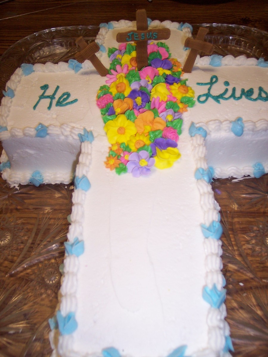 Easter Cross - CakeCentral.com