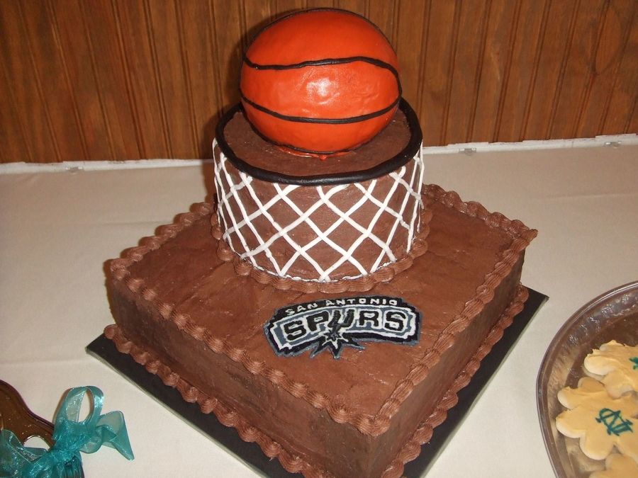 Spurs Grooms Cake - CakeCentral.com