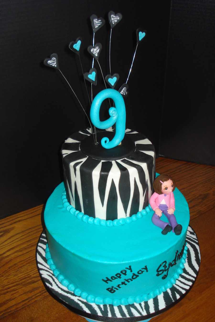 Syney's Zebra Cake - CakeCentral.com