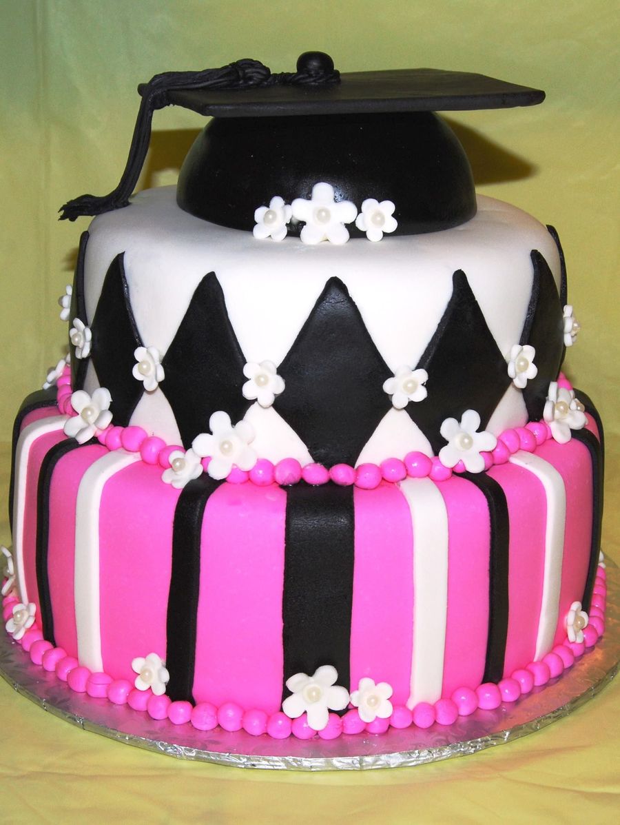 Graduation Cake With Cap - CakeCentral.com