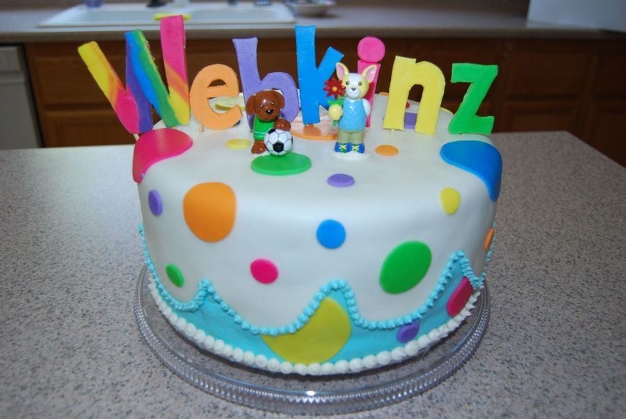 Webkinz Birthday Cake - CakeCentral.com