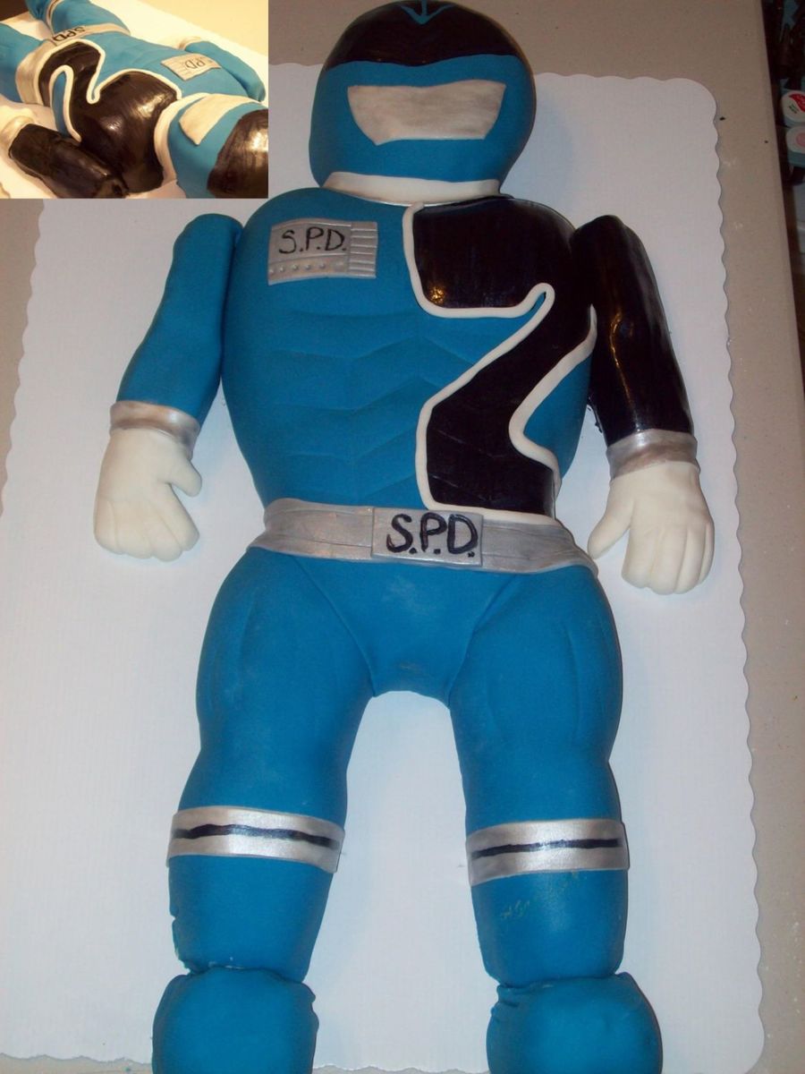 Blue Power Ranger - CakeCentral.com