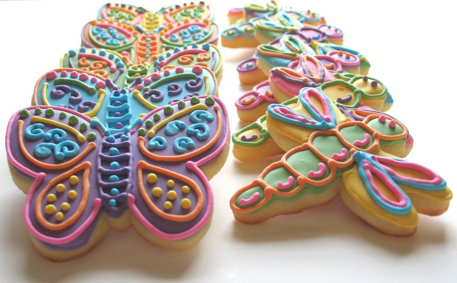 Butterfly/dragonfly - CakeCentral.com