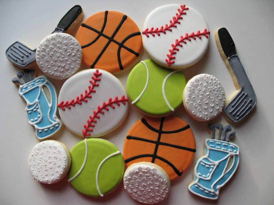 Sports Cookies - CakeCentral.com
