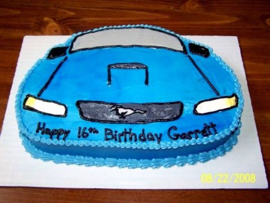 Garrett's Mustang - CakeCentral.com