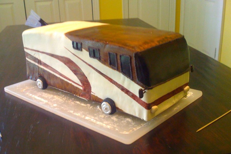 50Th Anniversary Rv Cake - CakeCentral.com