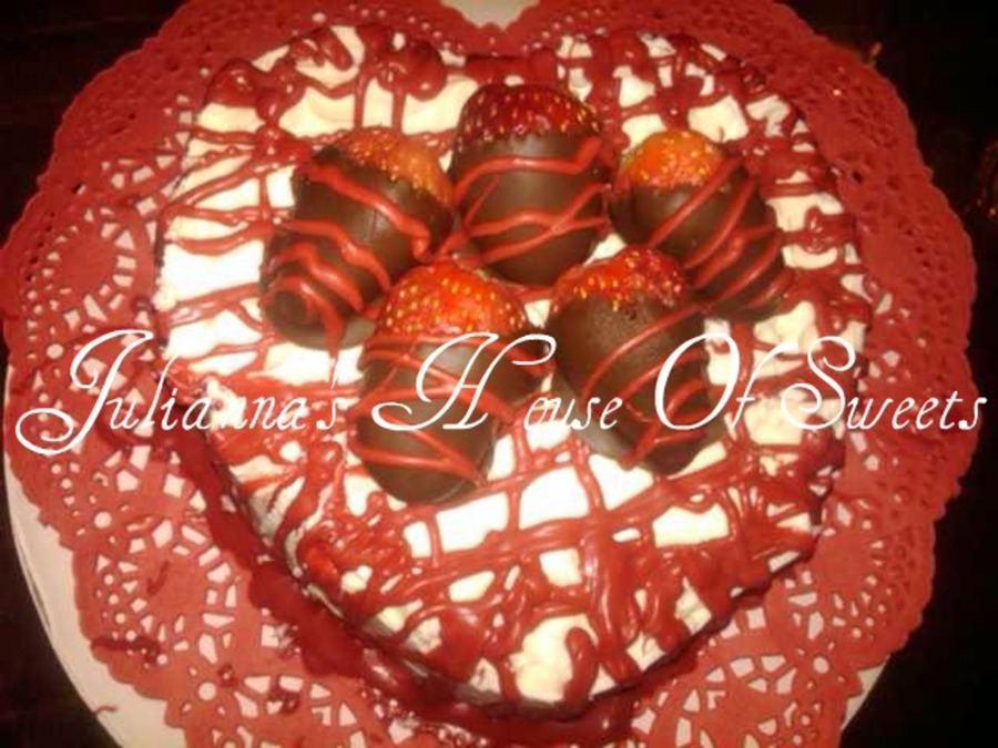 Valentines Heart Cake - CakeCentral.com