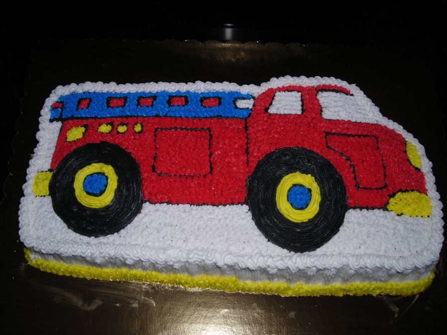 Fire Truck Engine - CakeCentral.com