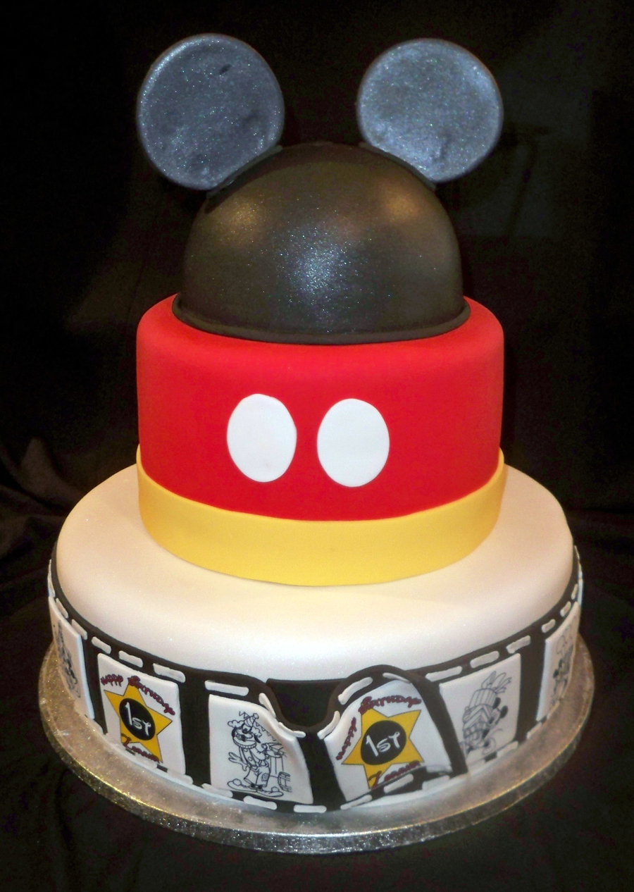 Mickey Mouse 1St Birthday Cake - CakeCentral.com