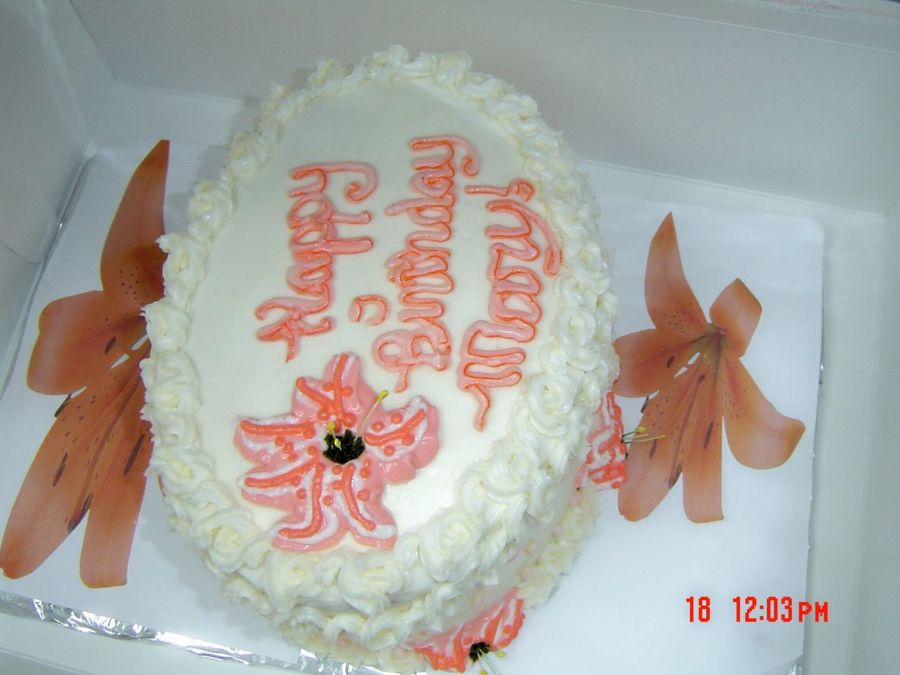 Lilly Birthday Cake - CakeCentral.com