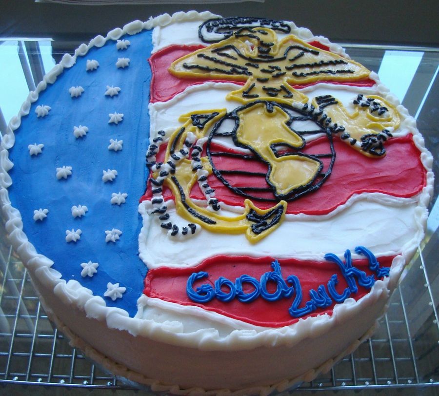 Good Luck Marine Corp - CakeCentral.com