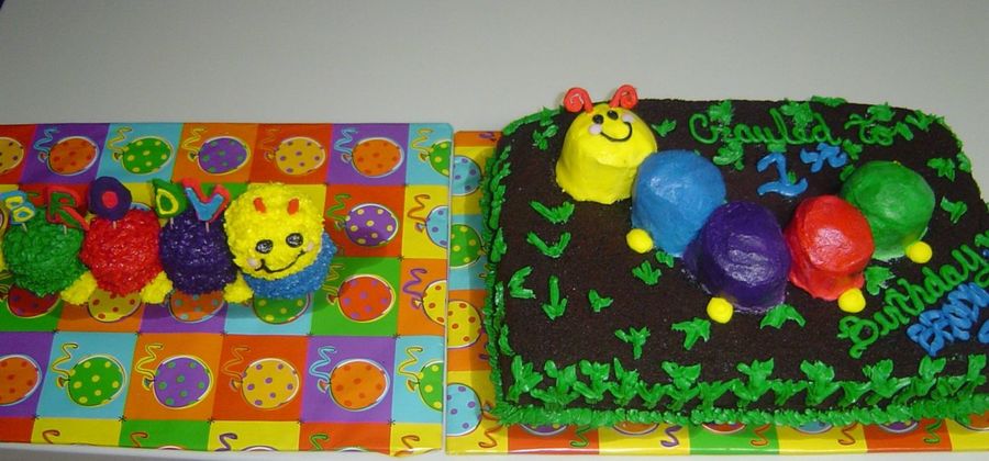 Worm 1St Birthday - CakeCentral.com