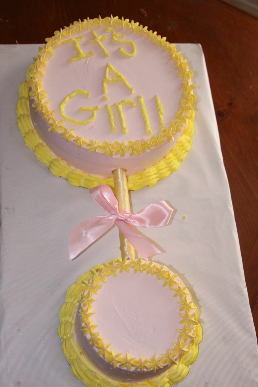 Baby Rattle Cake - CakeCentral.com