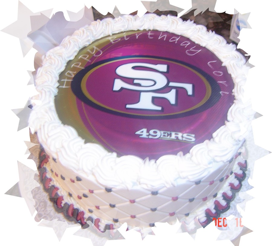 49Er Birthday Cake - CakeCentral.com