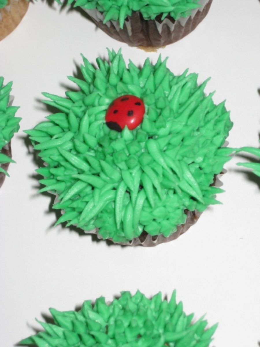 Ladybug Cupcake - CakeCentral.com