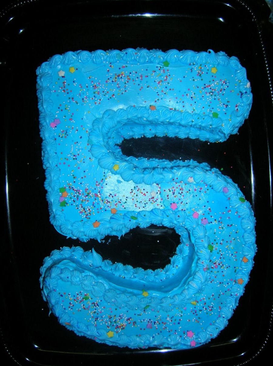 Number 5 Cake - CakeCentral.com