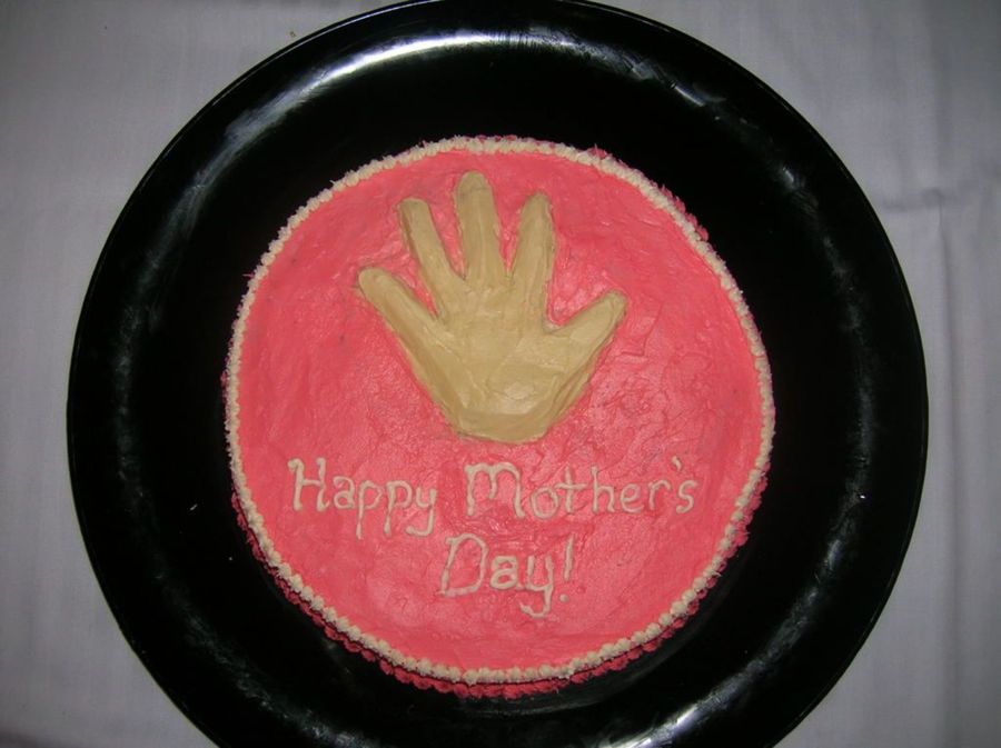Hand Cake For Mom - CakeCentral.com