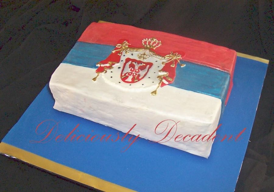 Serbian Flag - CakeCentral.com