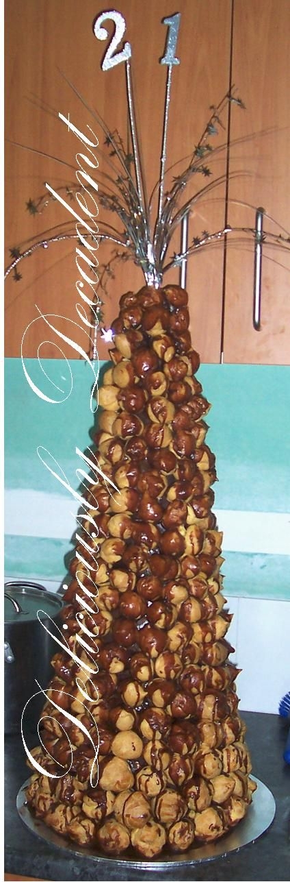 Profiterole Tower 5 Foot! - CakeCentral.com