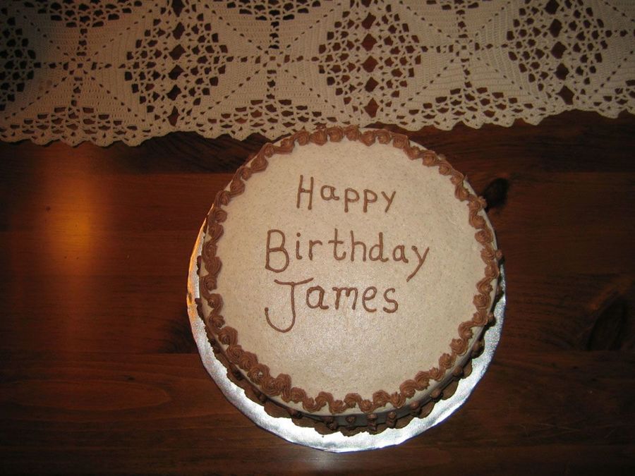 James' Birthday Cake - CakeCentral.com