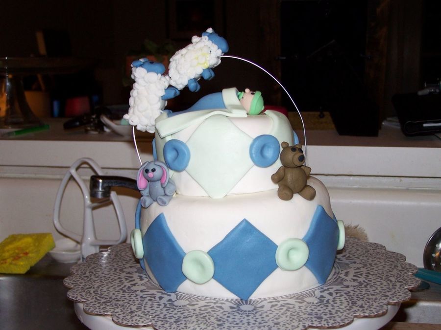 Counting Sheep Baby Shower - CakeCentral.com