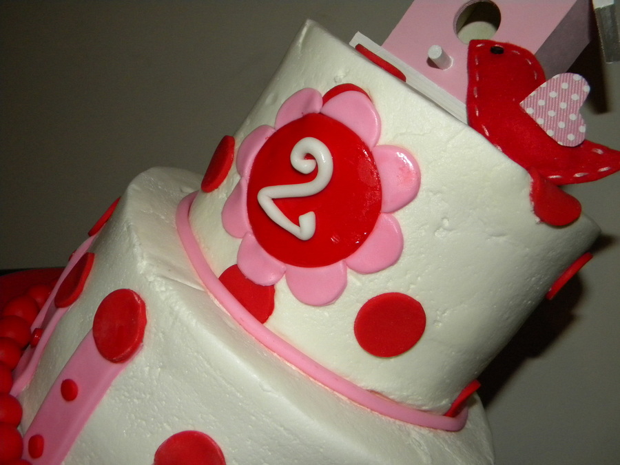 Birds & Polkadots - CakeCentral.com