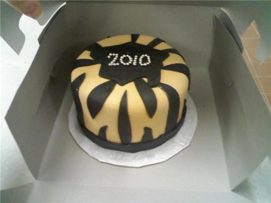 Tiger Graduation Cake - CakeCentral.com