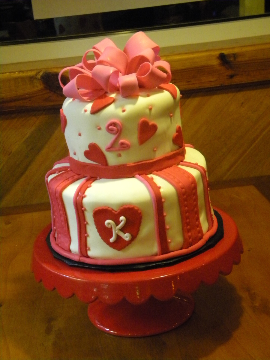 Valentine's Birthday Cake - CakeCentral.com