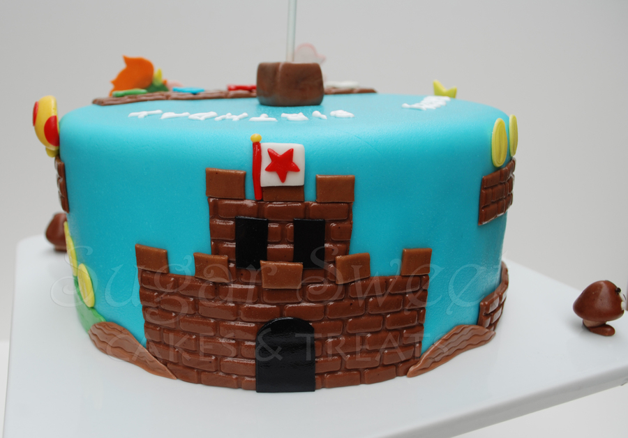 Super Mario Bros Bowser Goomba Cake - CakeCentral.com