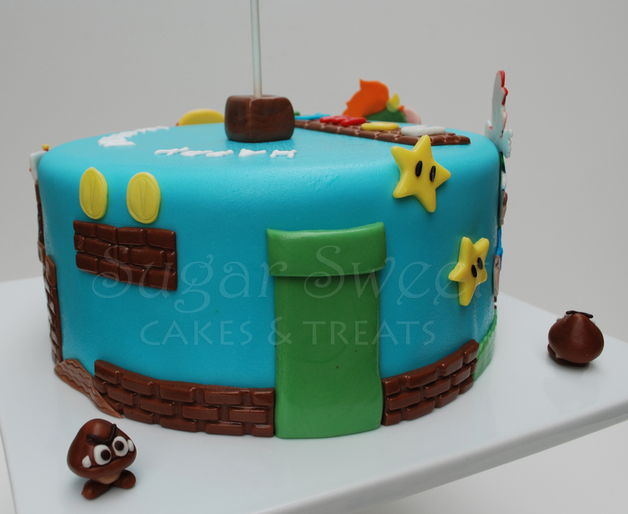 Super Mario Bros Bowser Goomba Cake - CakeCentral.com