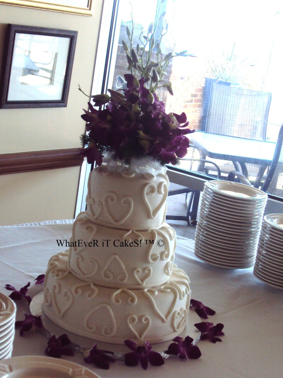 Hearts All A Flutter - CakeCentral.com