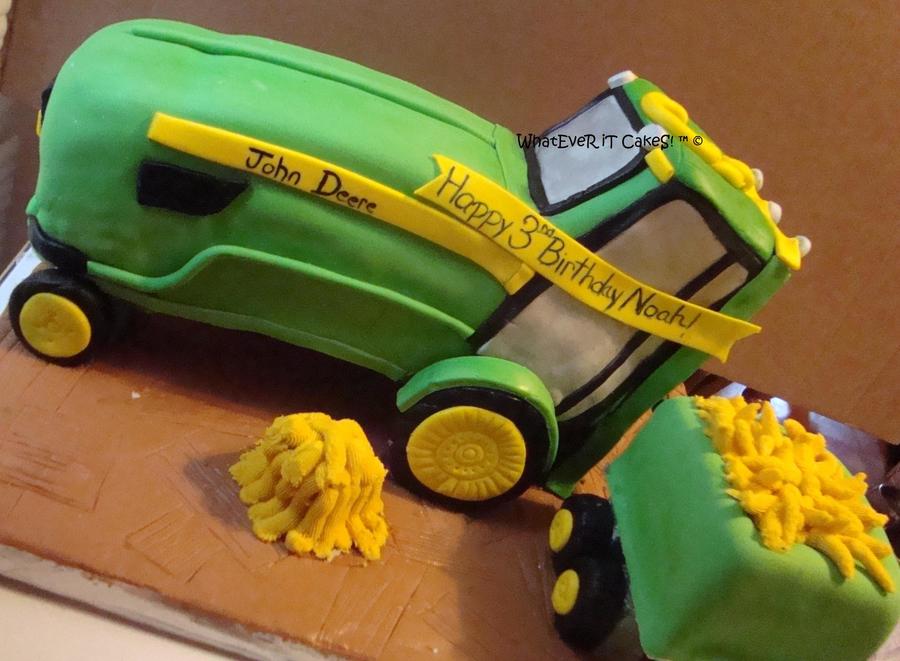 Huge 3D John Deere Cake - CakeCentral.com