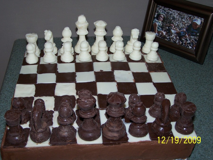 Chess Board Cake - CakeCentral.com