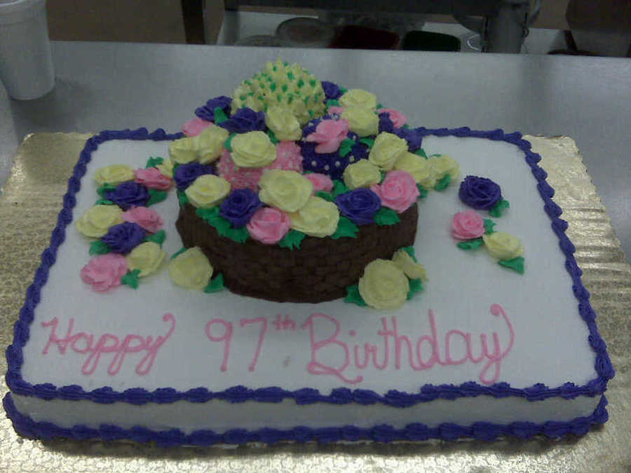 Grandma 97Th Birthday Cake - CakeCentral.com