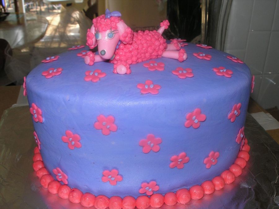 Poodle Cake - CakeCentral.com