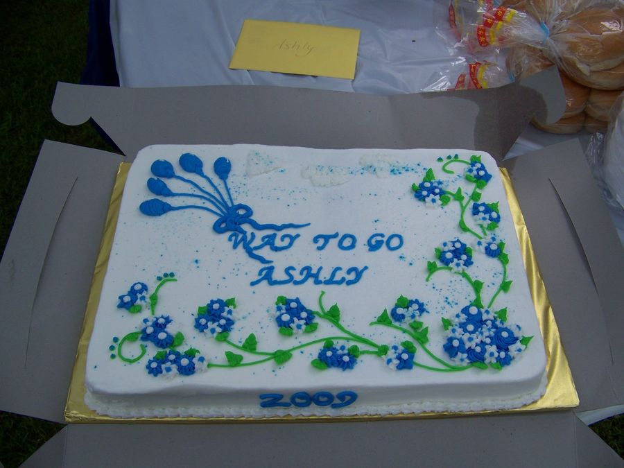 Ashly's 8Th Grade Graduation Cake - CakeCentral.com