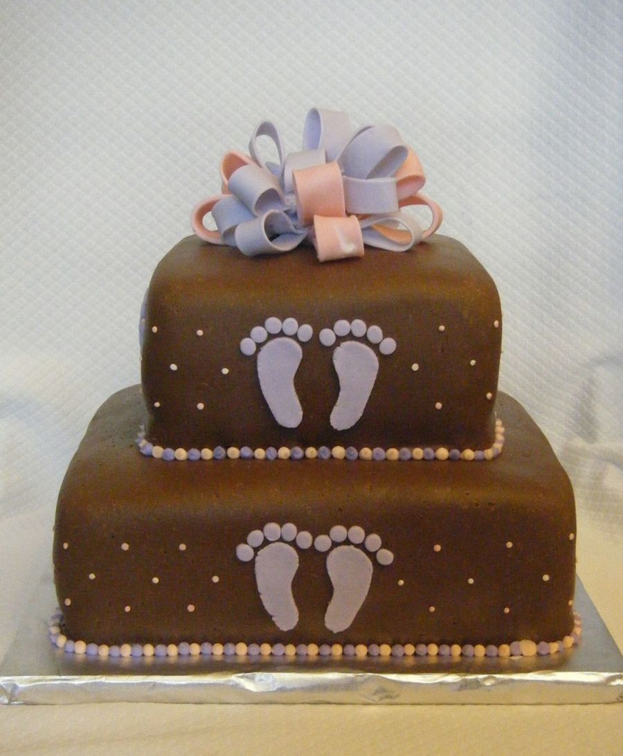 Baby Feet Baby Shower - CakeCentral.com