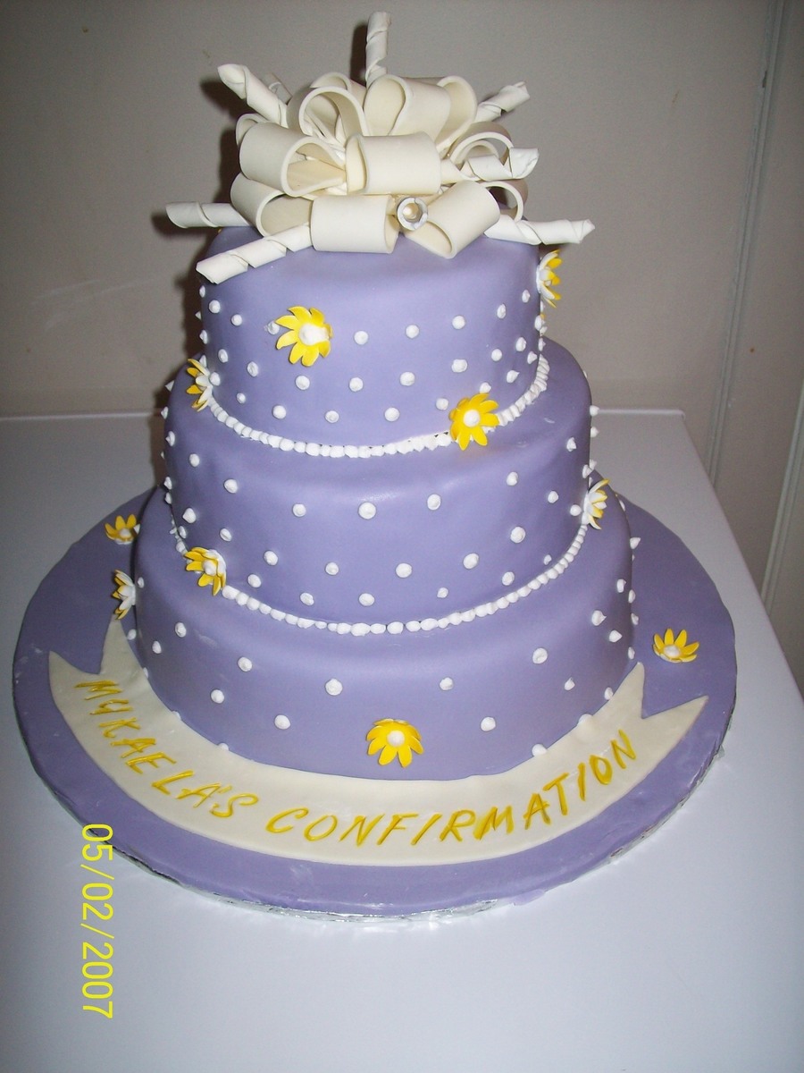 Confirmation Cake - CakeCentral.com