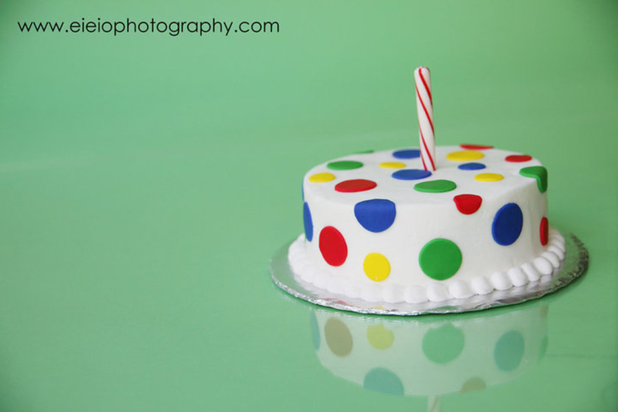Primary Colors Smash Cake - CakeCentral.com