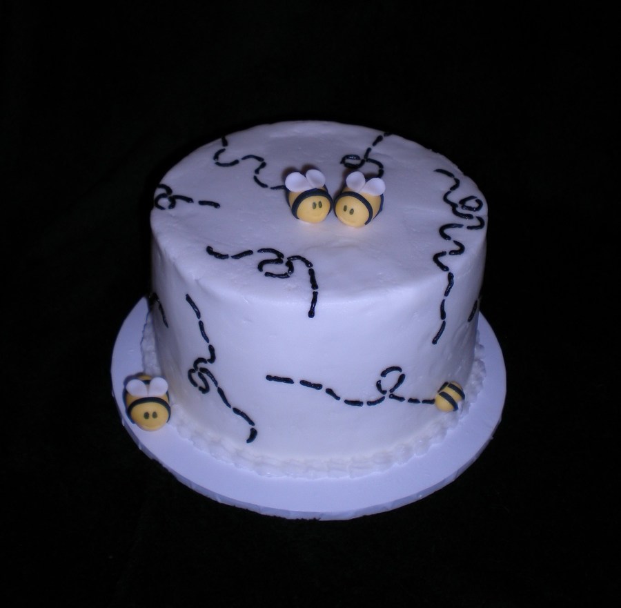 Bumble Bee Smash Cake - CakeCentral.com