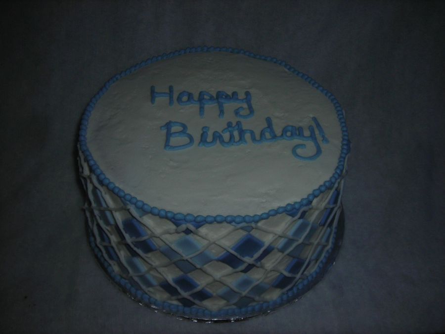 Argyle Birthday - CakeCentral.com